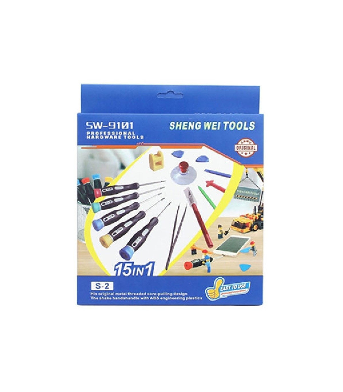 مجموعه ابزار SW-9101 شامل 15 ابزار مختلف در یک بسته با قیمت عالی